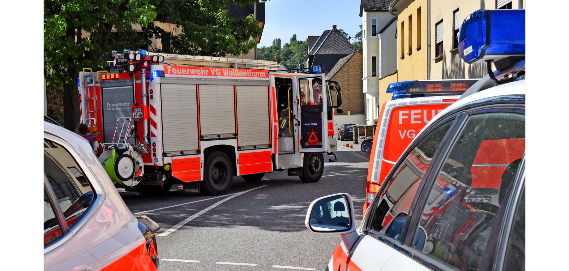 Gewappnet für den Ernstfall: Feuerwehr der Verbandsgemeinde Weißenthurm führt Großübung durch ...